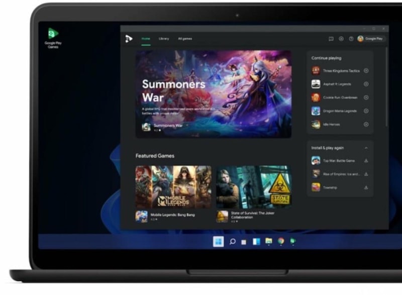 Mobil oyunlar artık bilgisayardan oynanabilecek! Google Play Games PC ...