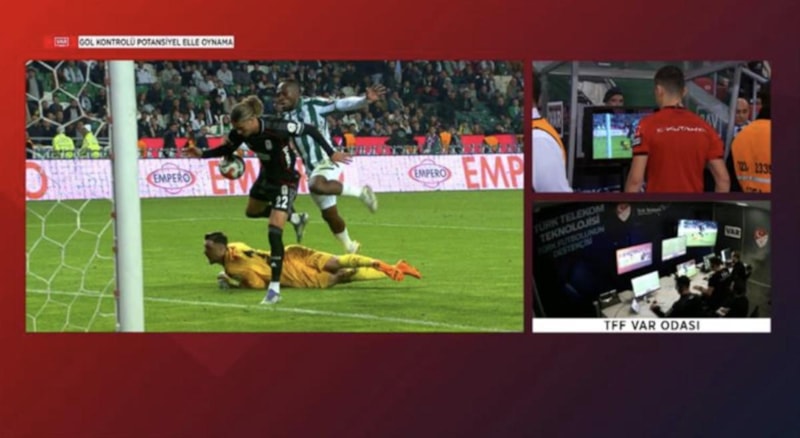 Eski hakemler, Beşiktaş maçındaki tartışmalı pozisyonu yorumladı ...