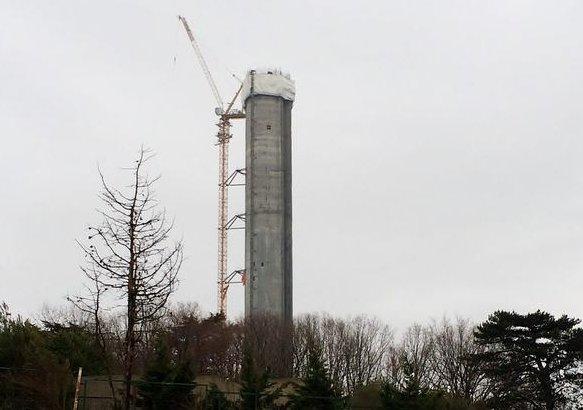 Çamlıca Kulesi'nin anteni kule içinde monte ediliyor - Ensonhaber