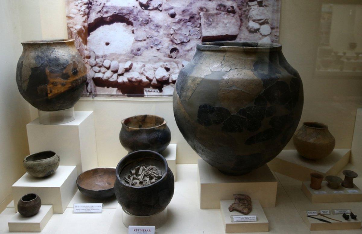 Arslantepe Höyüğü'nden çıkan 5 bin yıllık küp mezar Malatya Müzesi'nde ...