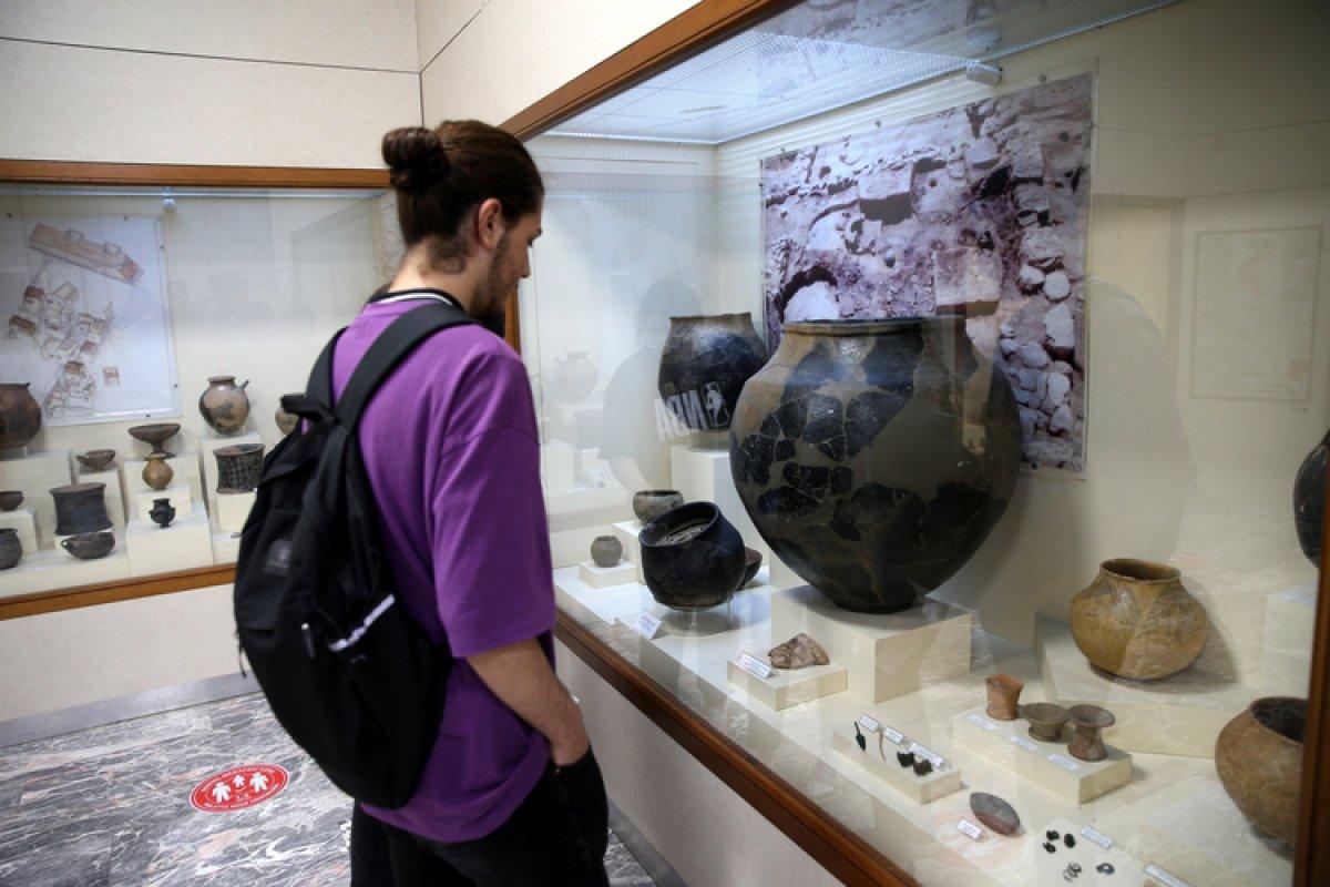 Arslantepe Höyüğü'nden çıkan 5 bin yıllık küp mezar Malatya Müzesi'nde ...